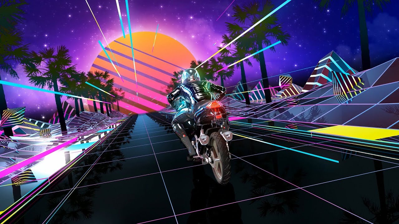 Synthwave Biker2 - YouTube