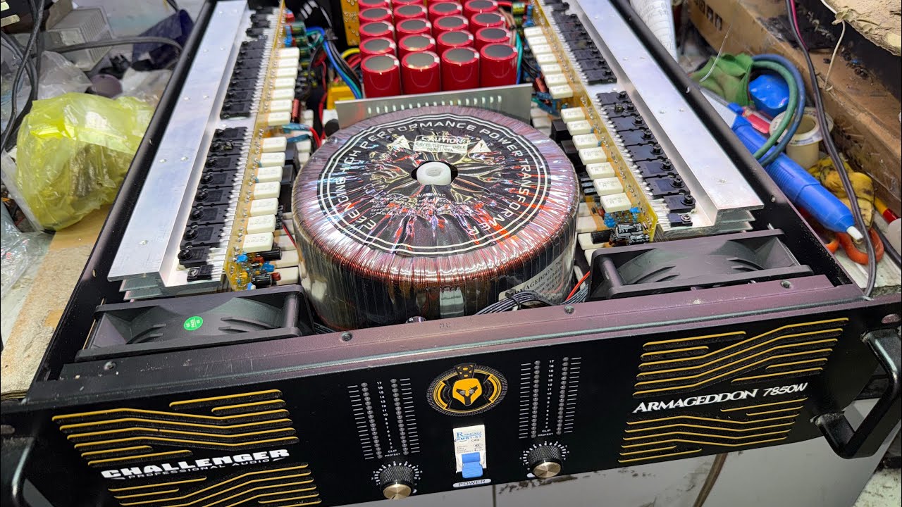 REVIEW Challenger Armageddon 7850w power amplifier grabe ang laki ng ...