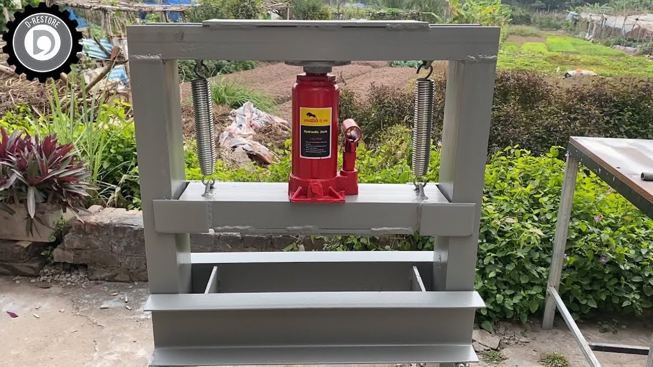 Build Your Own Mini Hydraulic Press! Step-by-Step DIY Guide 🔧💪 # ...
