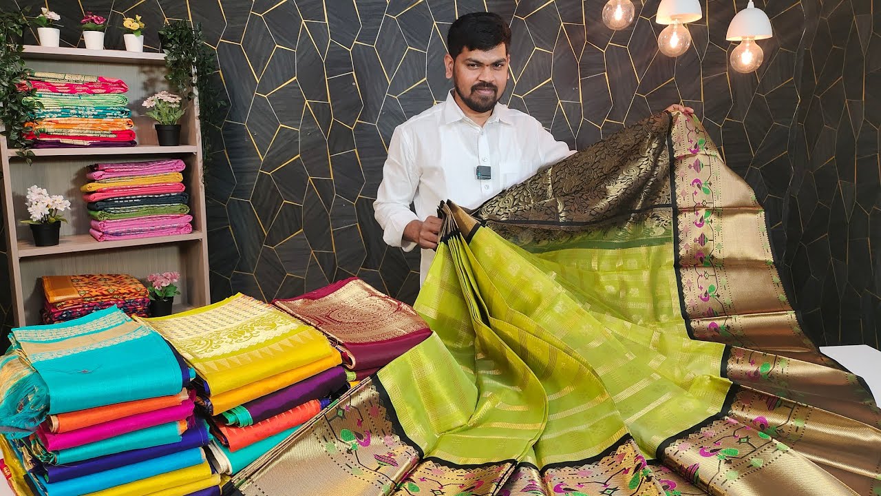Exclusive plain pattu sarees collection with beautiful colours||Mk ...
