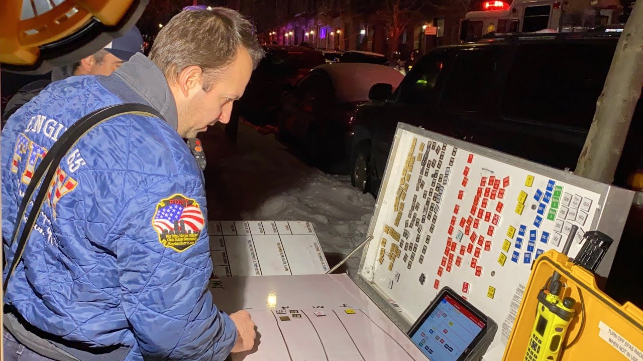 🌟 Command Post 🌟 FDNY Manhattan 10-75 Box 1258 Fire on the 2nd Floor of ...