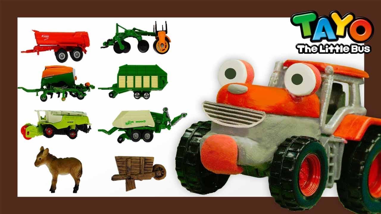 Tractor Ractor l What does tractor do? l Tayo Job Adventure S2 l Tayo ...