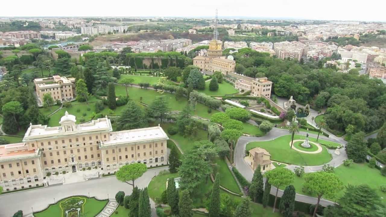 Vatican - St. Peter's Basilica: View from the Top (Vatican Gardens ...