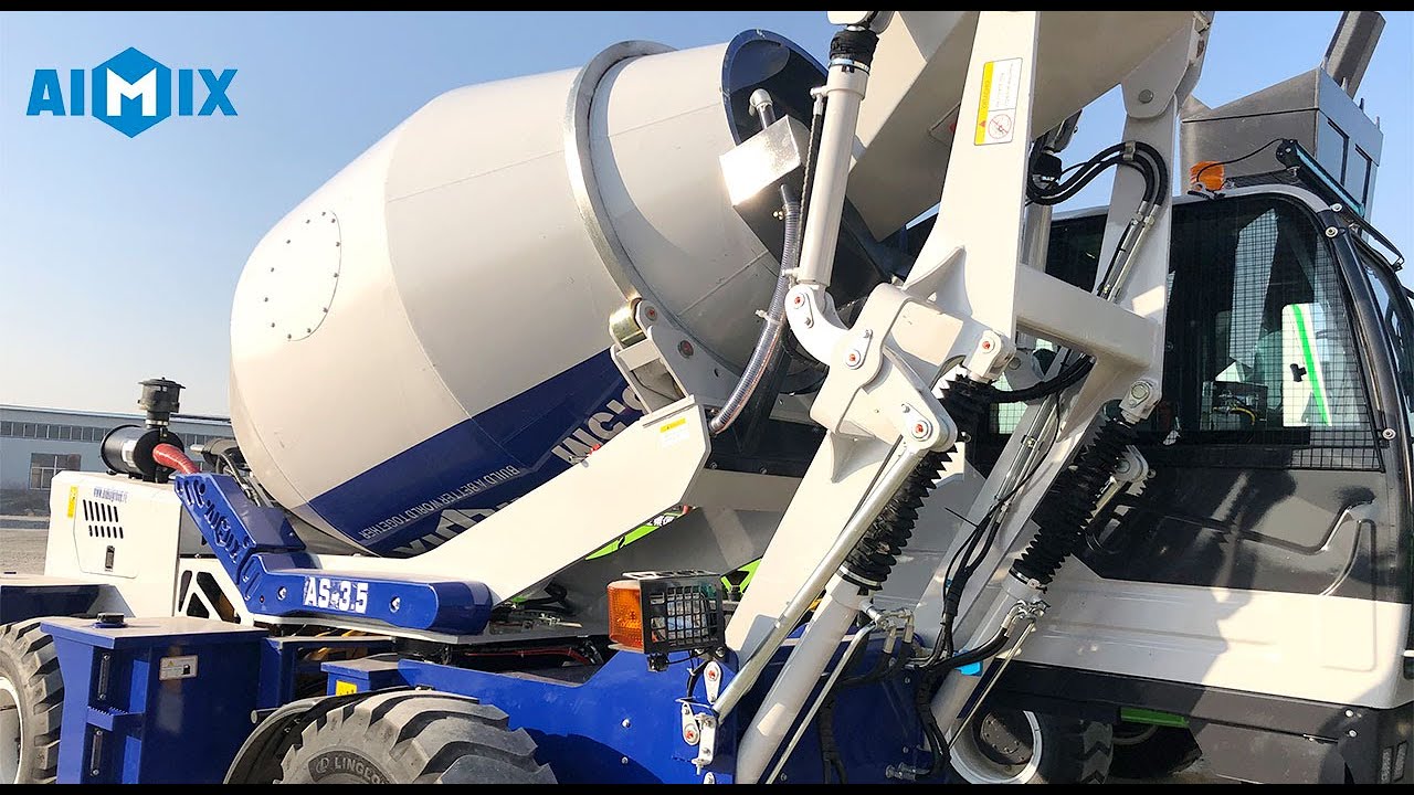 Display of Each Part of Self Loading Concrete Mixer - YouTube