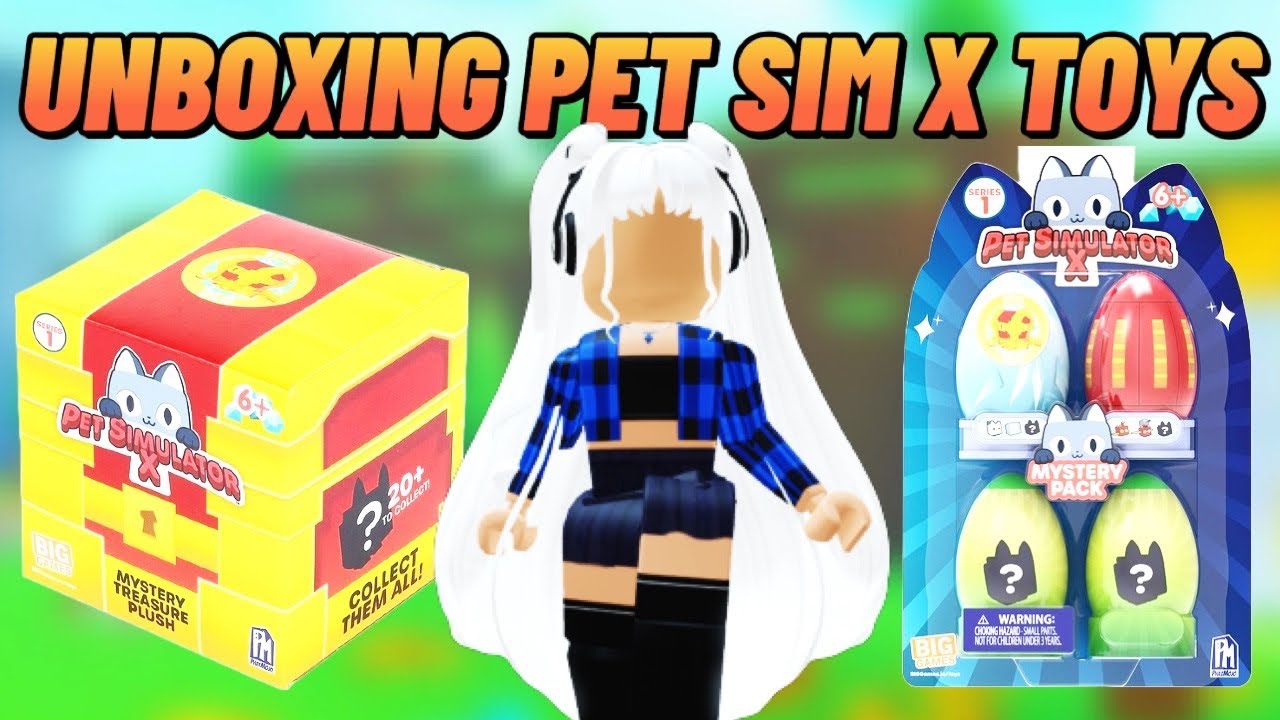 Unboxing Pet Simulator X merch With Codes - Roblox - YouTube
