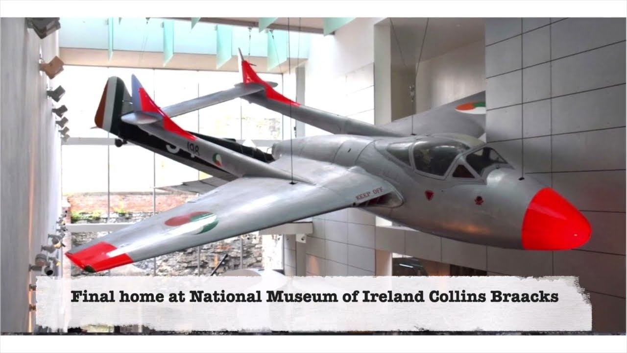 The Vampire Jet - WITH SOUND - the Irish Air Corp’s first jet | Season ...