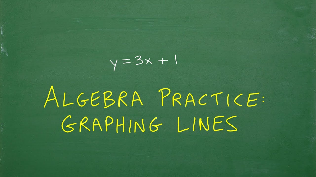 Graph y = 3x + 1 - Let’s Practice Algebra - YouTube