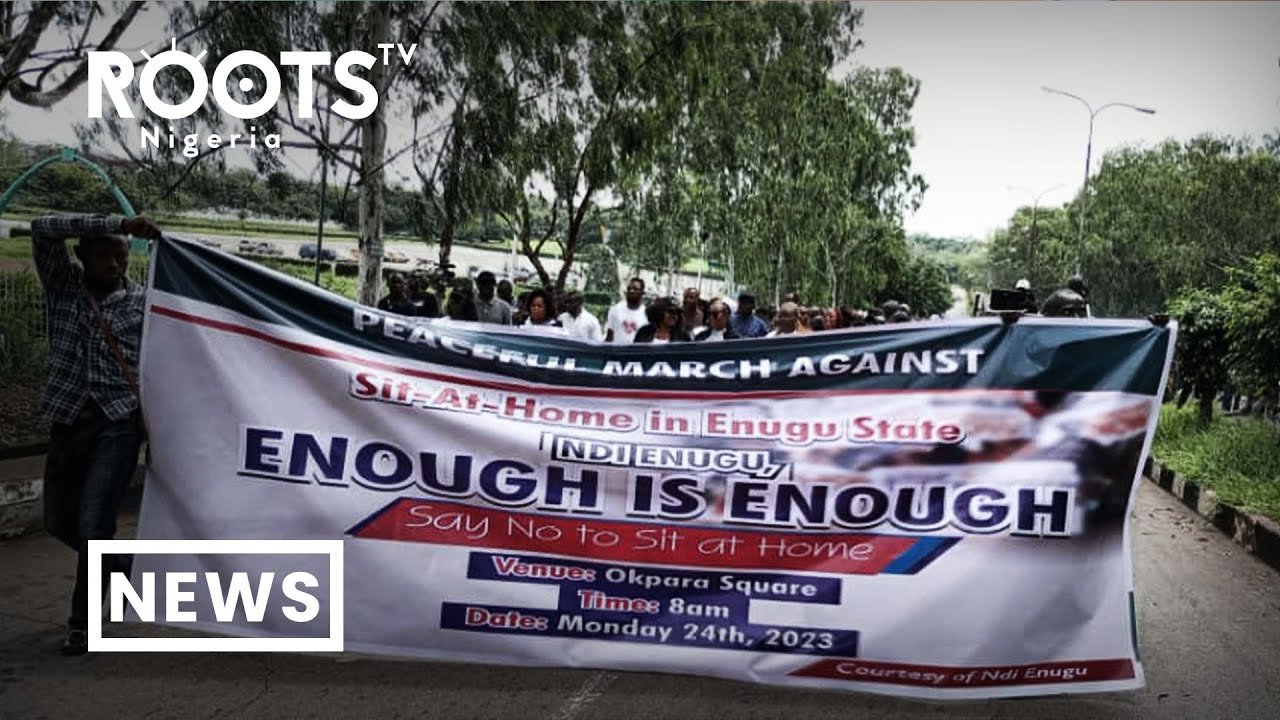 Enough is Enough, No more sit-at-home-Enugu residents. - YouTube