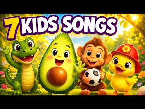 See You Later Alligator 🐊 + 6 More Adorable Kids Songs | Cute 3D Animated Nursery Rhymes Compilation
