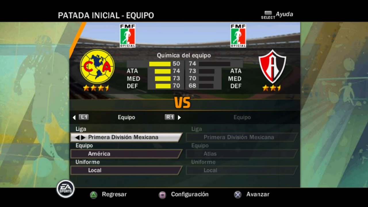 FIFA 11 (PS2) Gameplay - Club America vs Atlas - YouTube