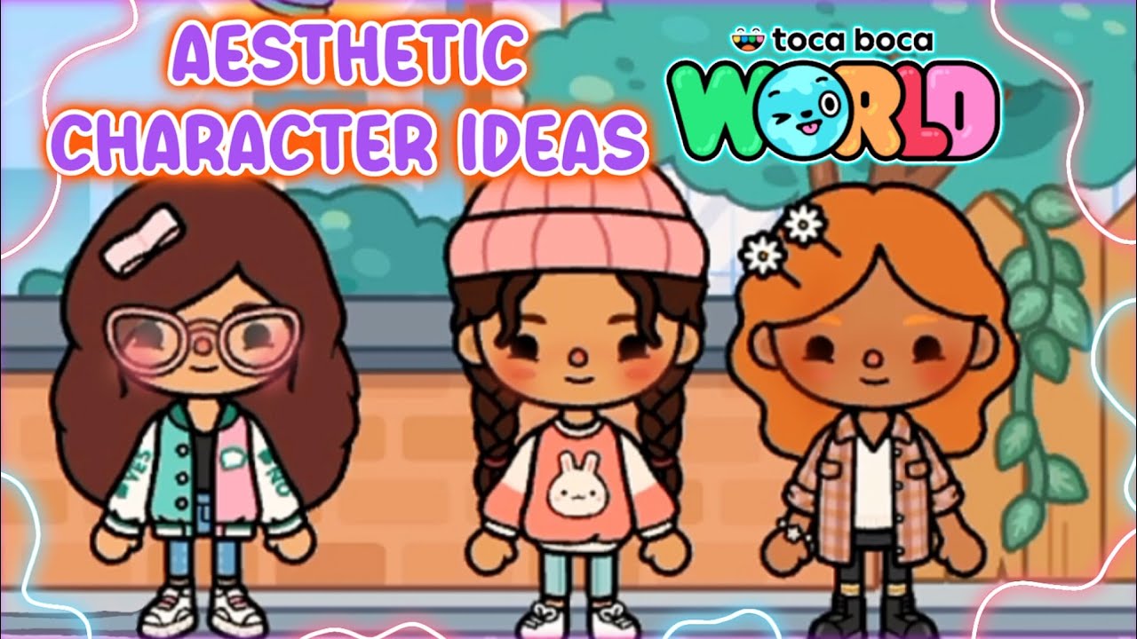 🌈Toca boca aesthetic character outfit ideas👭 - YouTube
