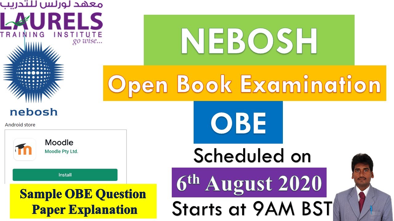 NEBOSH Open Book Examination (OBE) Online Moodle app and Sample Paper ...
