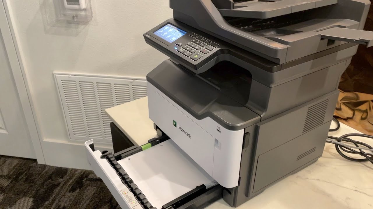 Lexmark MB2650adwe Multi Function Monochrome Laser Printer Review - YouTube