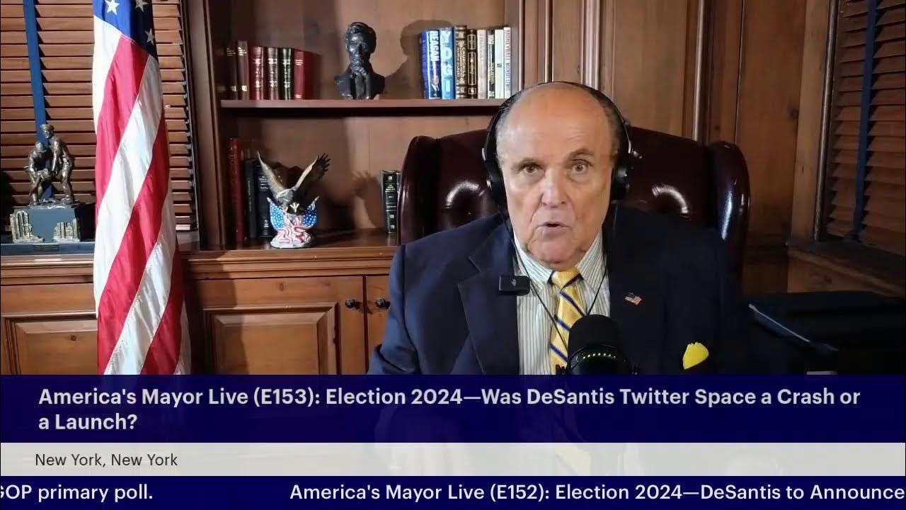 America's Mayor Live (E153): Election 2024—Was DeSantis Twitter Space a Crash or a Launch? - YouTube