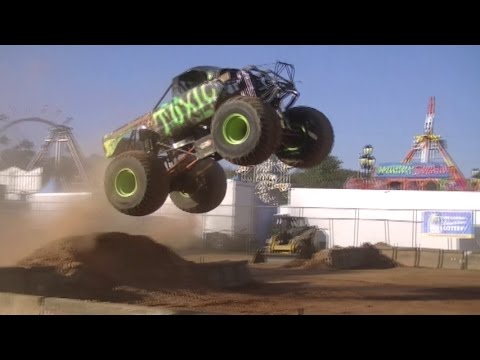 Monster Truck Toxic, Freestyle, Грузовик Монстр - YouTube