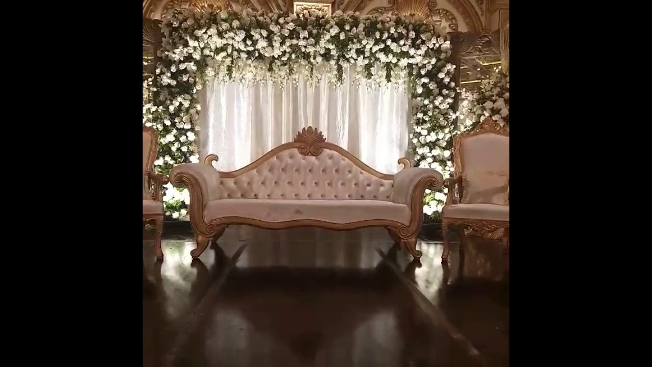 Beautiful Reception Hall Decoration Ideas, Stage Decoration For Walima ...