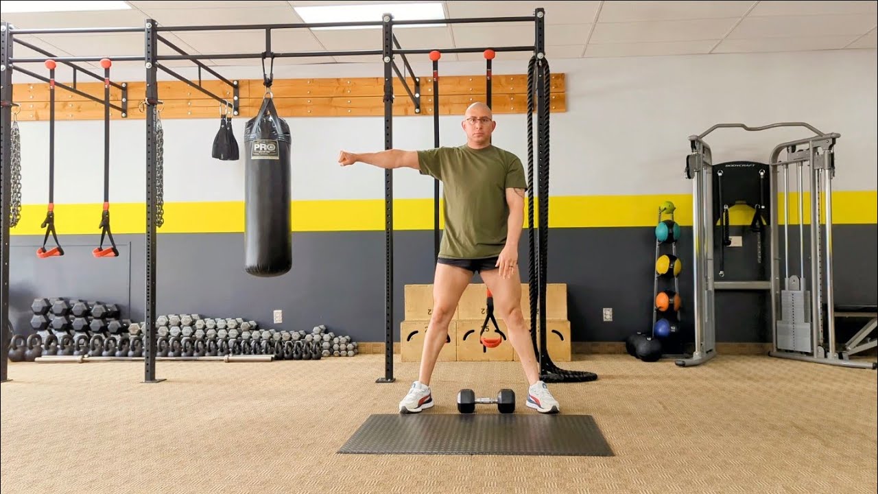 Single Arm Dumbbell Snatches with reset (demo) - YouTube