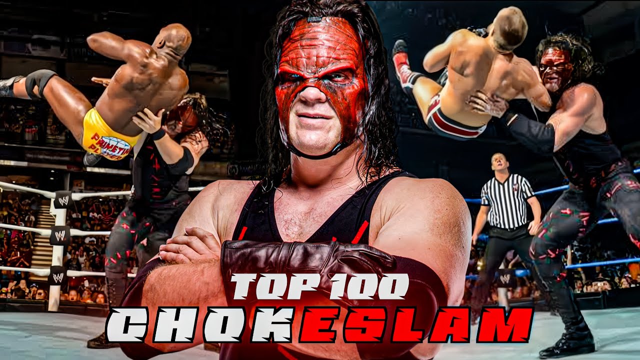 WWE Kane's 100 Best Chokeslams - Watch These Insane Moments - YouTube