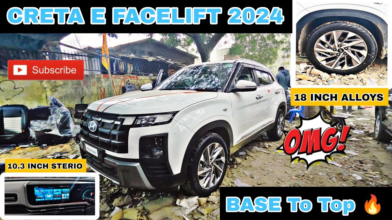 NEW CRETA E FACELIFT MODIFIED CRETA FACELIFT BASE TO TOP CRETA FACELIFT ...