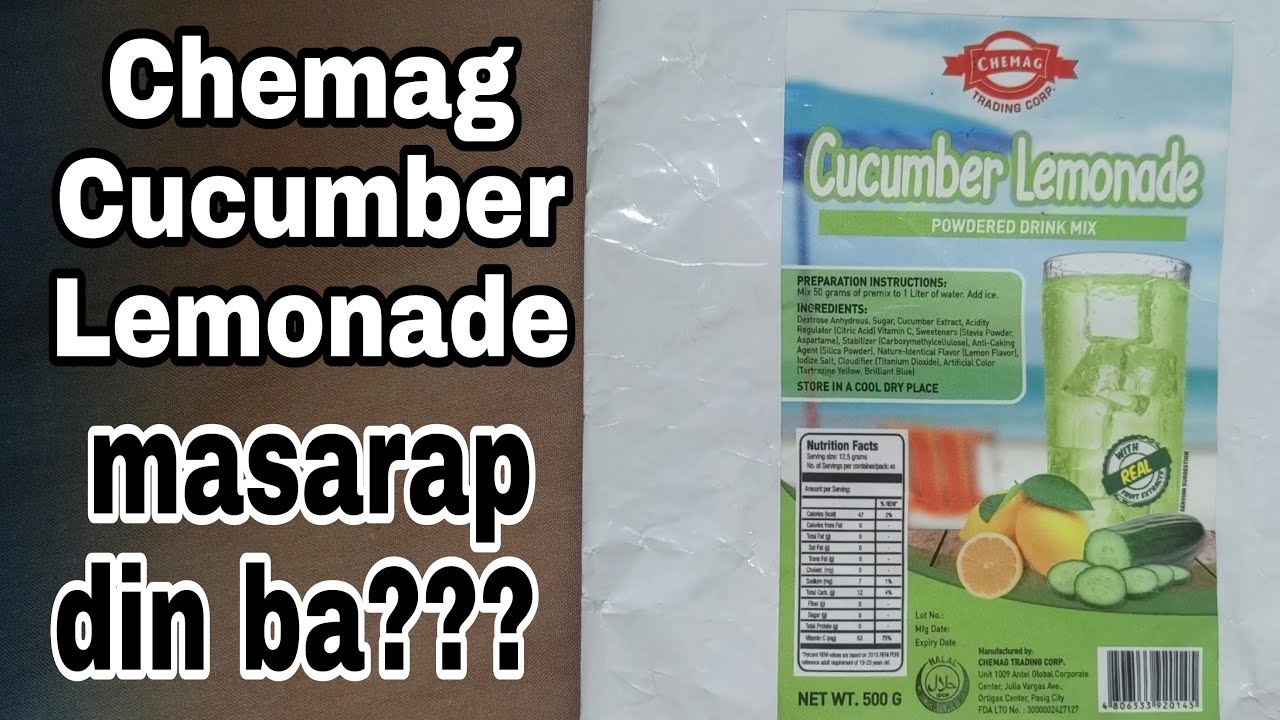 Chemag Cucumber Lemonade #chemag - YouTube