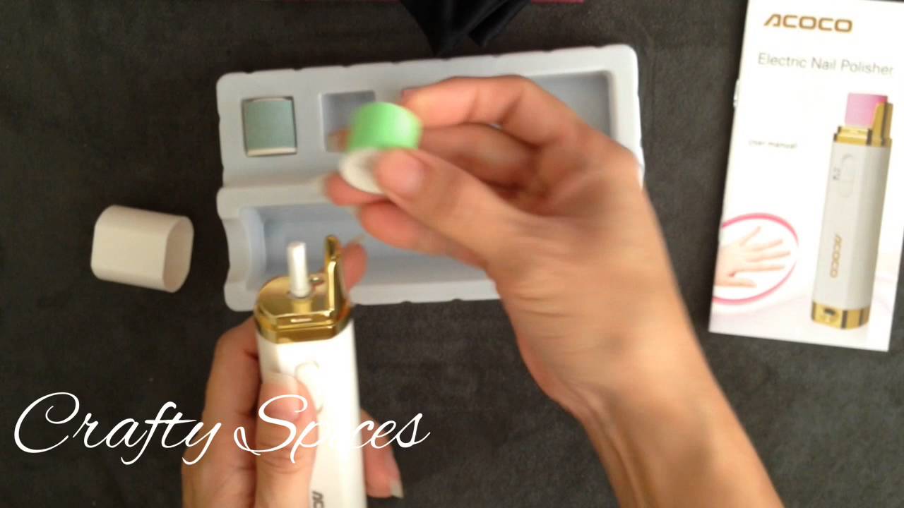 Acoco Electric Nail Polisher #Fnova - YouTube