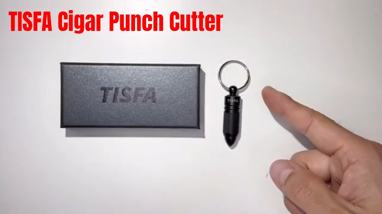 Review | TISFA Cigar Punch Cutter Keychain - YouTube