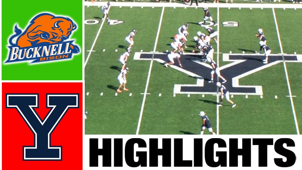 Bucknell vs Yale Highlights | College Football Week 7 | 2022 College ...