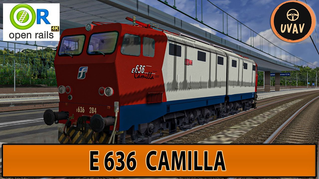 OPEN RAILS ITA - MICROSOFT TRAIN SIMULATOR - E 636 CAMILLA - YouTube
