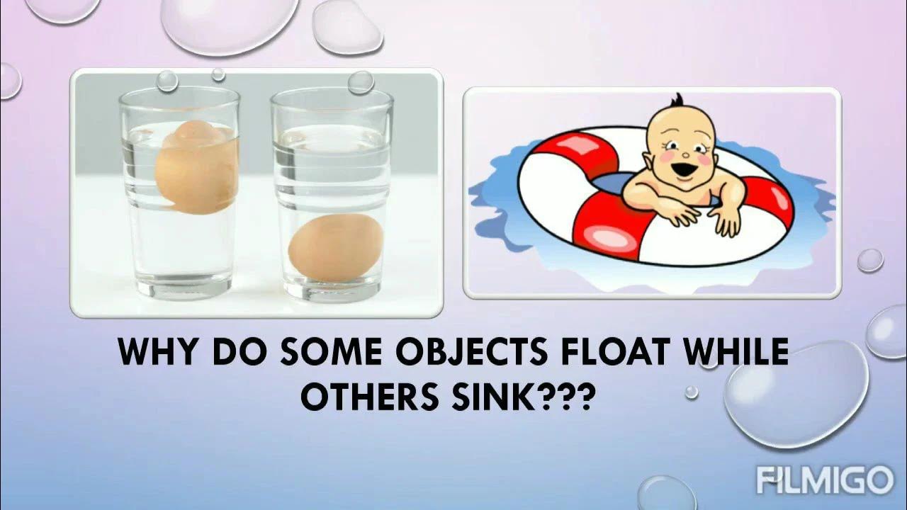 Why do some objects float while others sink?? - YouTube