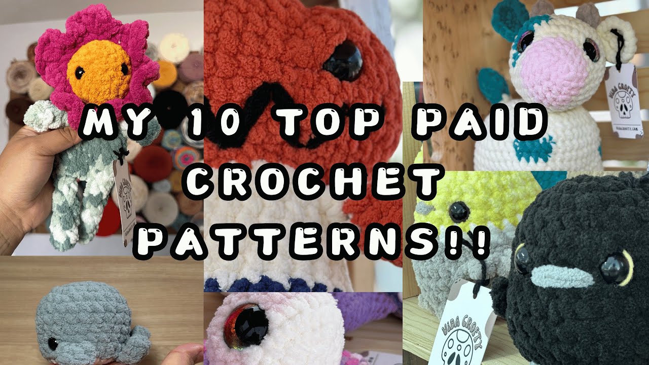 My top ten #Paid Crochet Patterns + Bonus | Plushie Patterns | Crochet ...