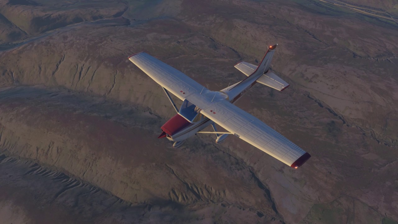 X Plane 11 pb3 The Lake District Ortho4XP And Clouds ! - YouTube