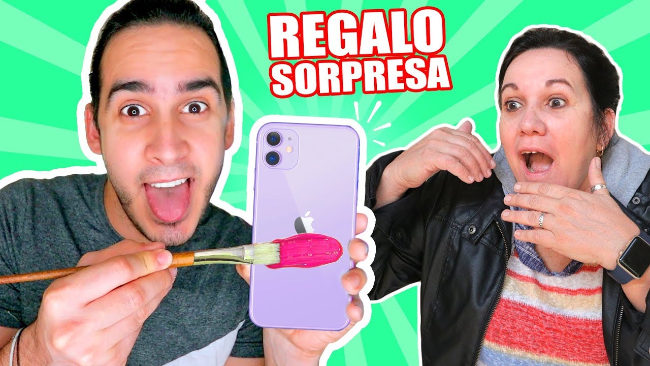 HICE UN IPHONE 11 PERSONALIZADO PARA MI MAMÁ ! Customizing IPhone11 ...