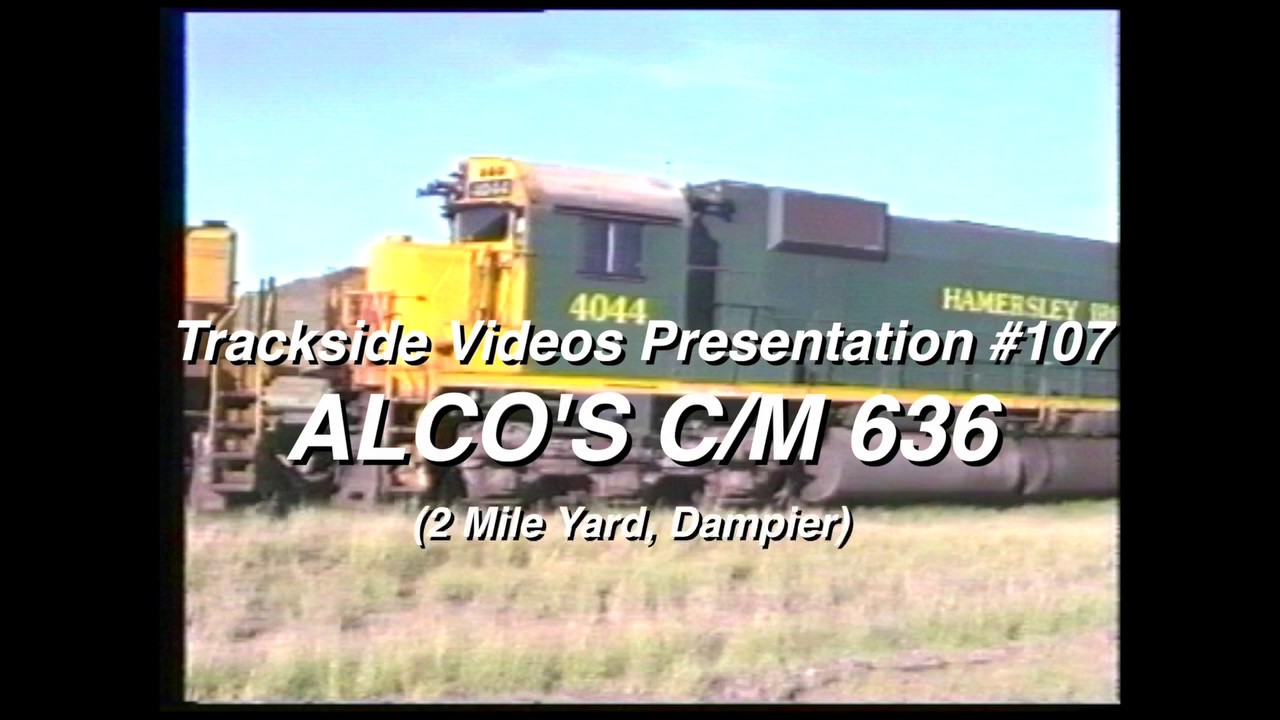 Alco's C/M636 (Trackside Presentation #108) - YouTube