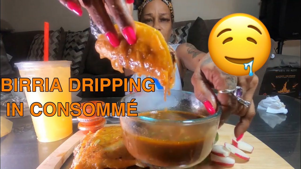 BIRRIA TACOS and QUESADILLA DRIPPING IN CONSOMMÉ - YouTube