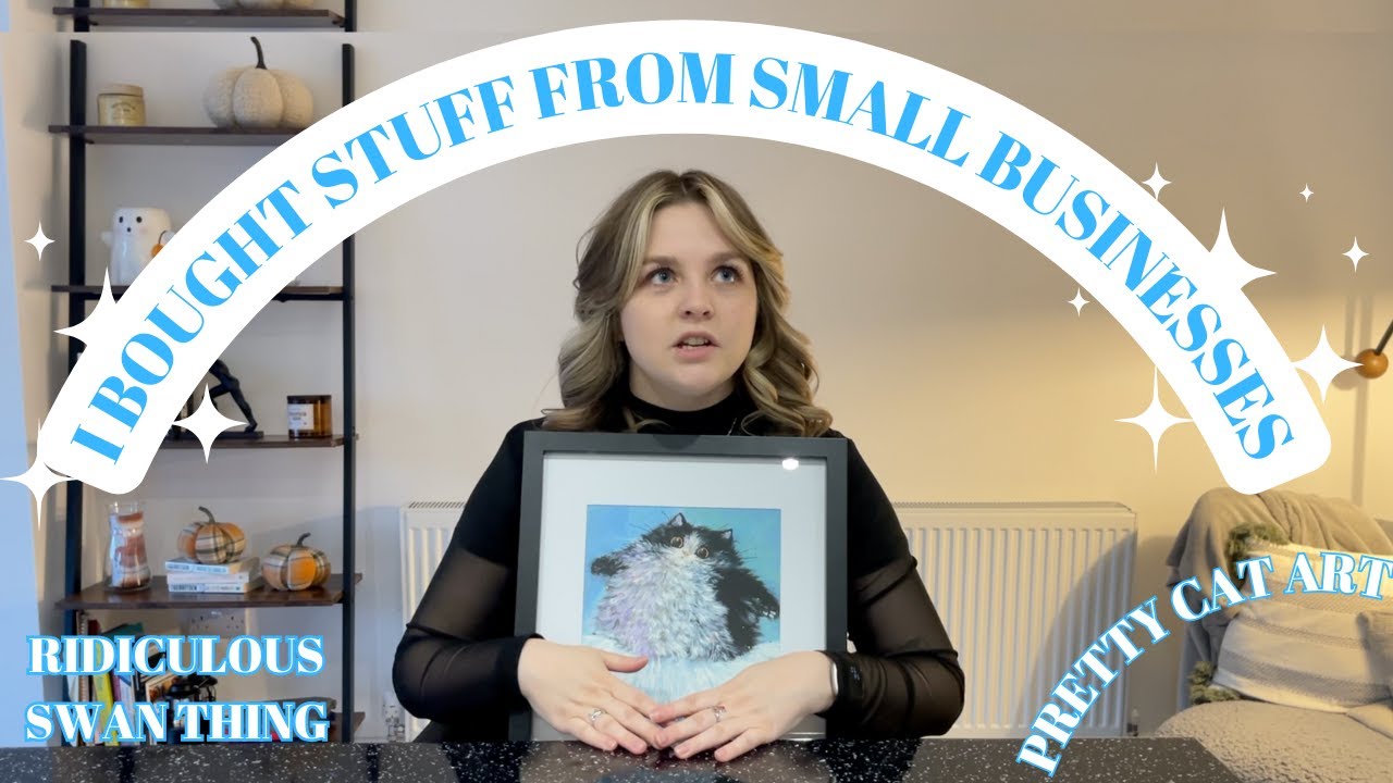 I BOUGHT stuff from SMALL businesses - YouTube