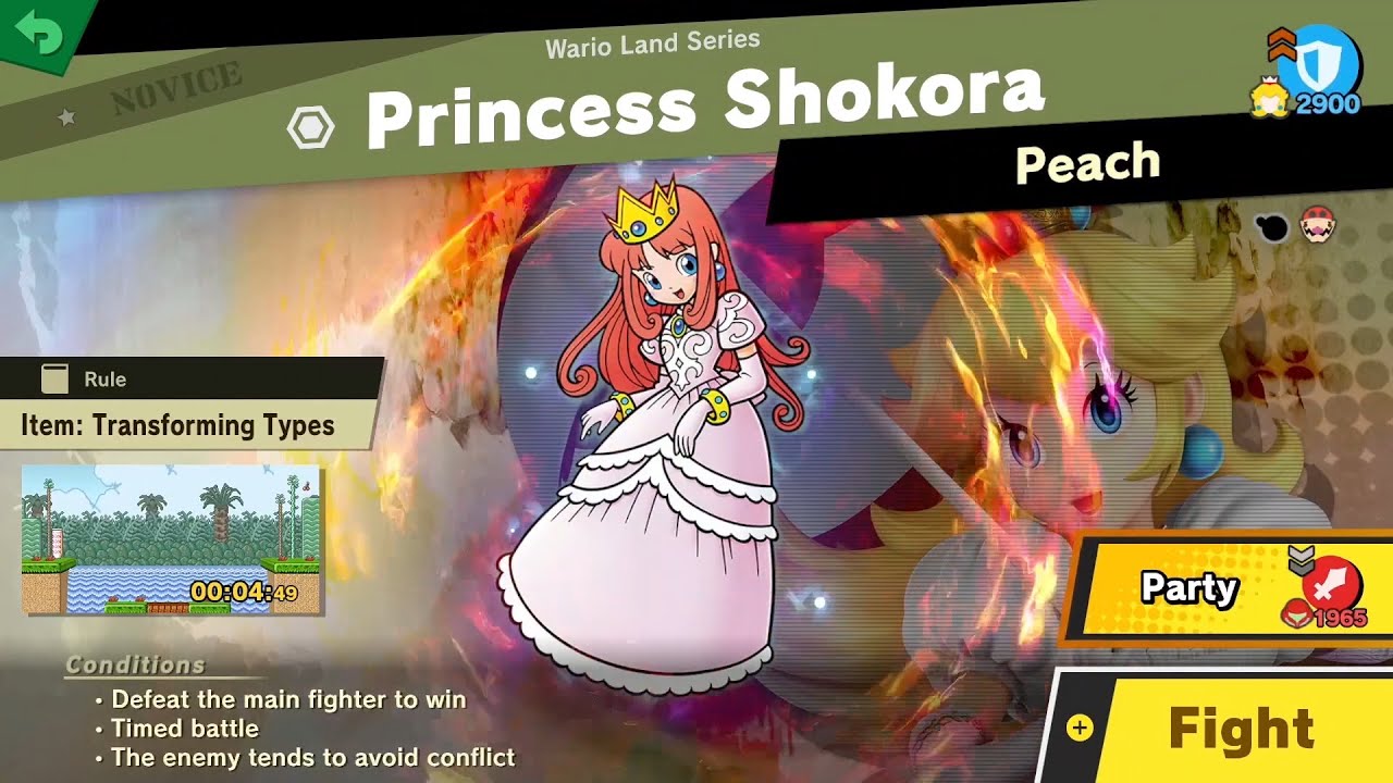 Princess Shokora | Spirit Board | Super Smash Bros. Ultimate - YouTube