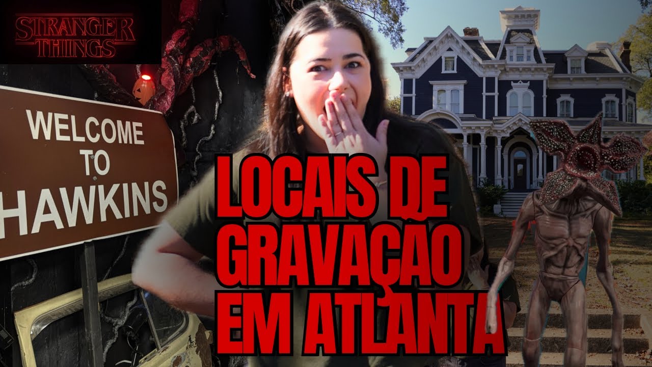 STRANGER THINGS FOI GRAVADO EM ATLANTA | fui no Lab de Hawkins, Quarry ...