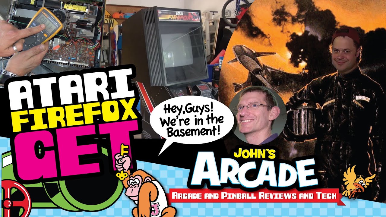 John gets an ATARI FIREFOX! Arcade Laserdisc Game 1984 - Part 1 - YouTube