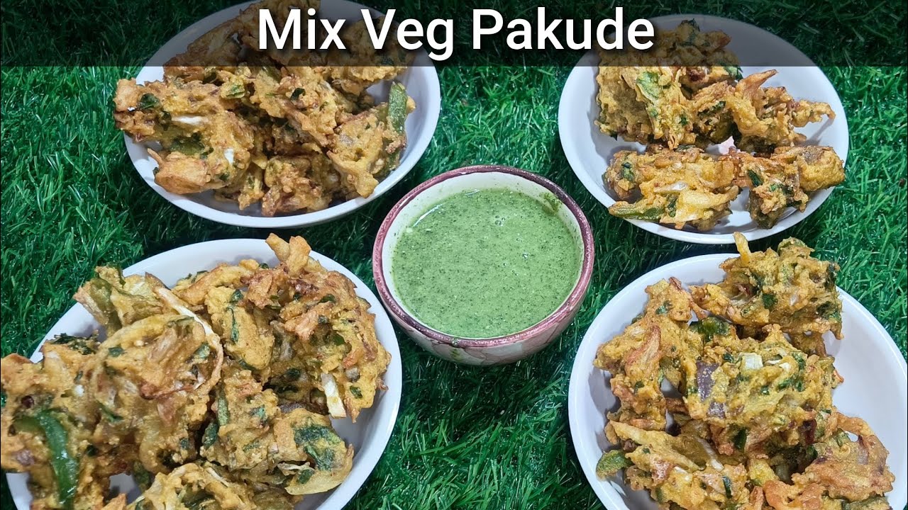 "Delicious Mix Veg Pakode Recipe | Crispy Flavorful Snack!" - YouTube