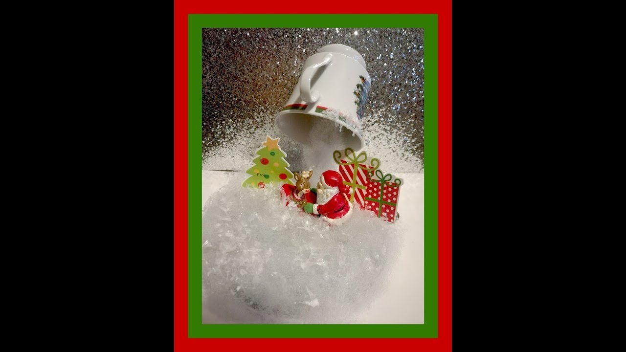 Floating Tea Cup Project, Christmas theme DIY - YouTube