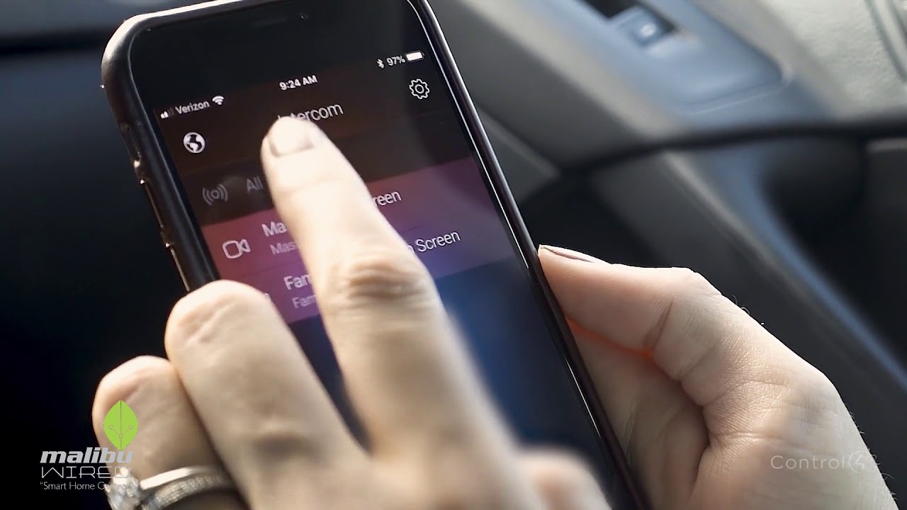 INTERCOM ANYWHERE IN A CONTROL4 SHOWROOM - YouTube