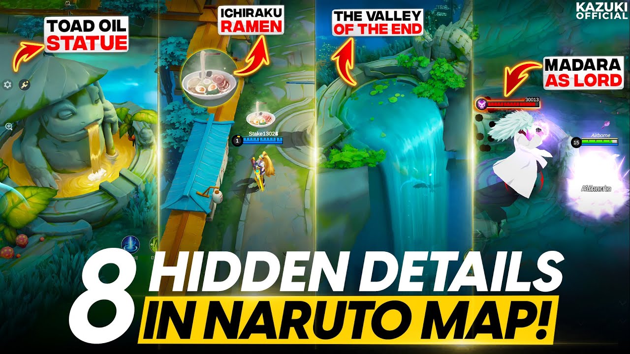 8 HIDDEN DETAILS IN THE NARUTO MAP YOU CAN’T MISS! - YouTube
