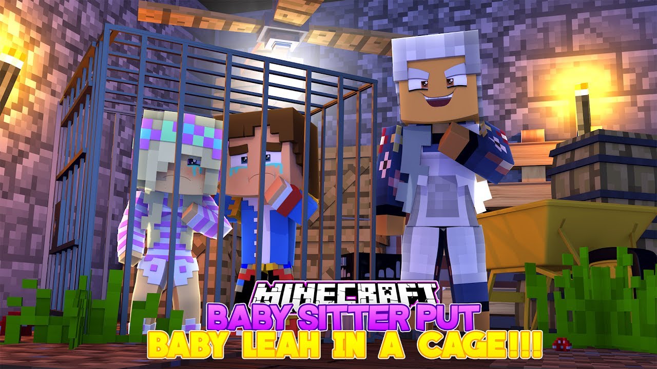 EVIL BABYSITTER TRAPS BABY LEAH IN A CAGE w/LITTLE DONNY!!!- Baby Leah ...