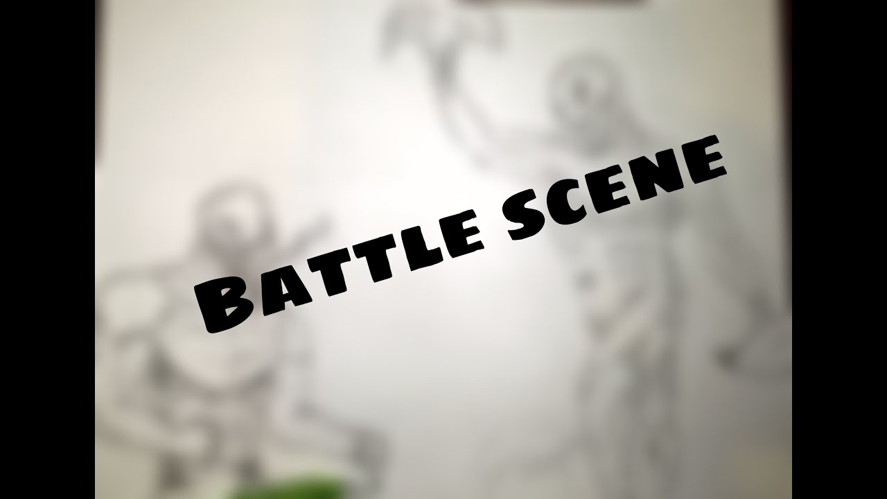 I drew a epic BATTLE SCENE! - YouTube
