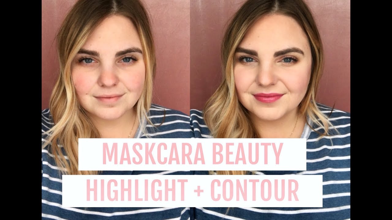 Easy Highlight and Contour HOW TO || Maskcara Beauty - YouTube