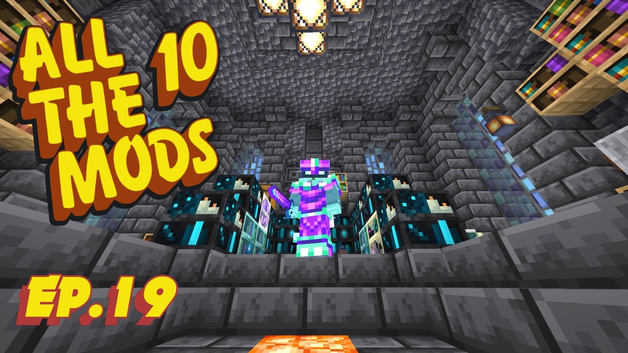 Upgrading our Armor with Apothic Enchantments & Infinite Potions ATM 10 ...