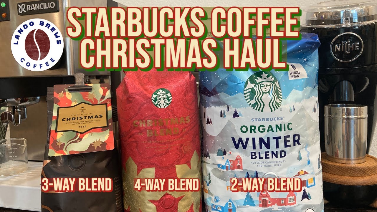 Whole Bean Coffee Haul, Starbucks Christmas Reserve, Christmas Blend ...