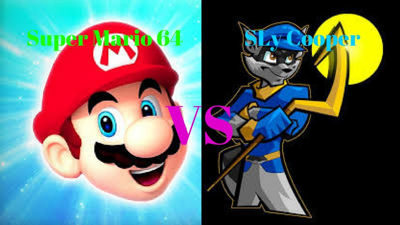 Super mario 64 VS Sly Cooper/w Trainer Green and Musicer - YouTube