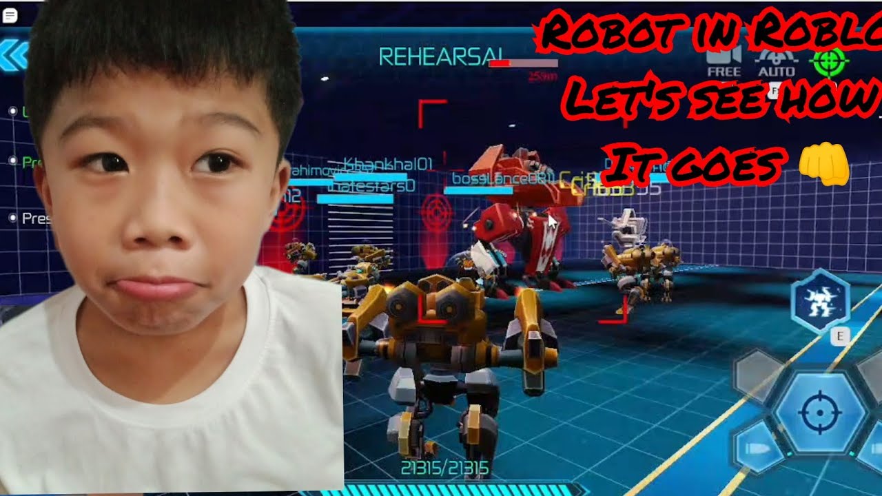 🤖 robot in Roblox? let's try to play and have fun ☺️ dont forget ...