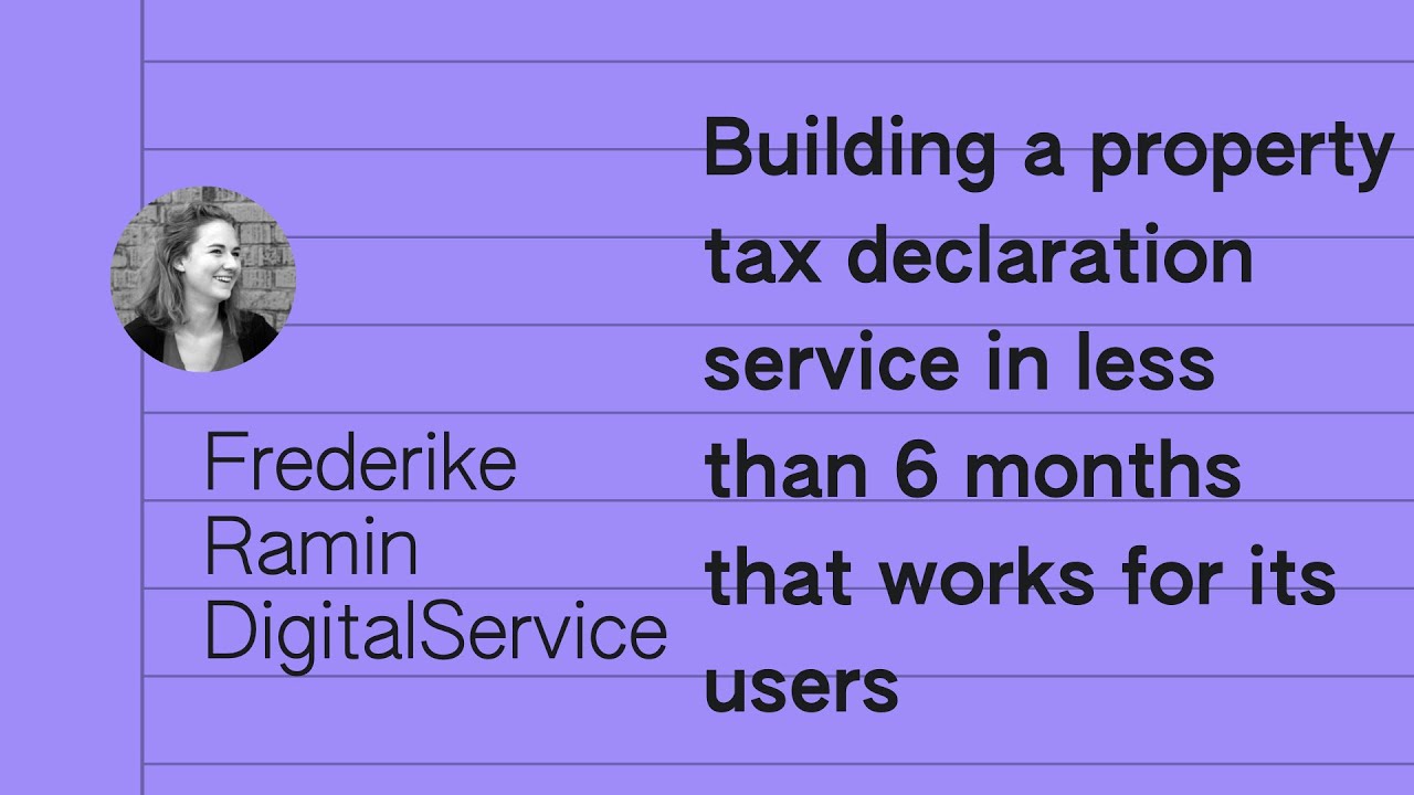 Building a property tax declaration service in less than 6 months that ...